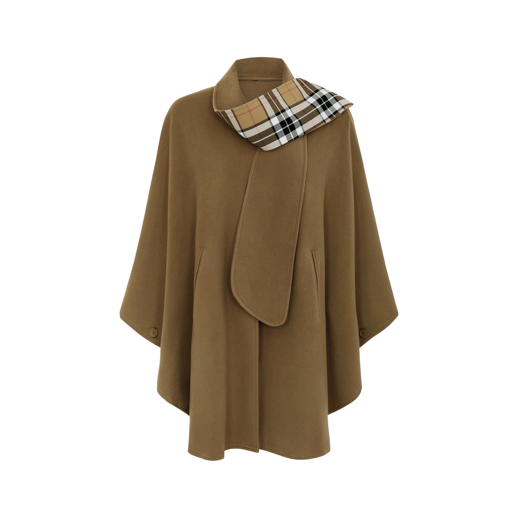 Cape With Tartan Scarf – Lona Scott Wholesale Store